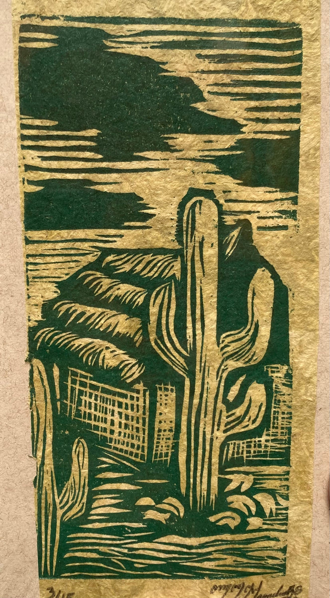 MAGNOLIA SOTO “CACTUS” GRABADO – Marias Arte y Diseño