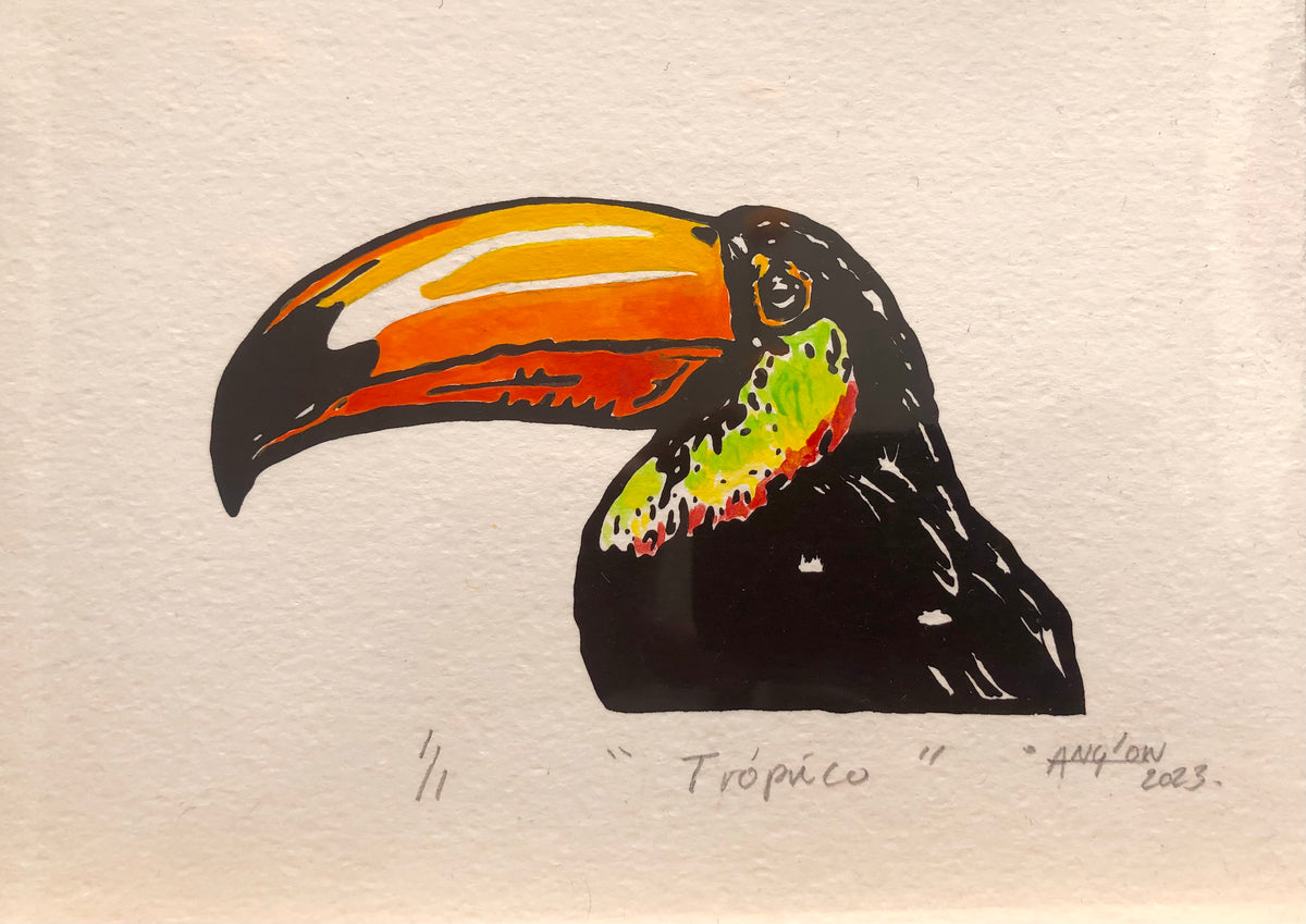 ANGÓN “TROPIC” SCREEN PRINTING (COLOR) – Marias Arte y Diseño